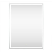 Ledel LED Lighted Bathroom Mirror Wall Mount Backlit Vanity Mirror, 24 ...