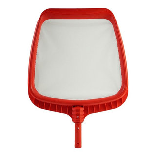 21" Cherry Red Deluxe Pro-Series Heavy Duty Swimming Pool Mesh Skimmer ...