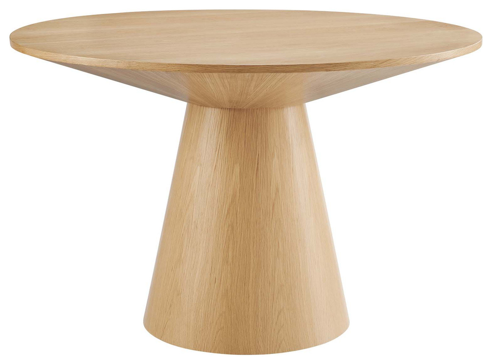 Provision 47" Round Dining Table, Oak - Transitional - Dining Tables ...