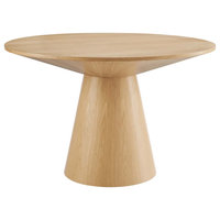 Provision 47" Round Dining Table, Oak - Transitional - Dining Tables ...