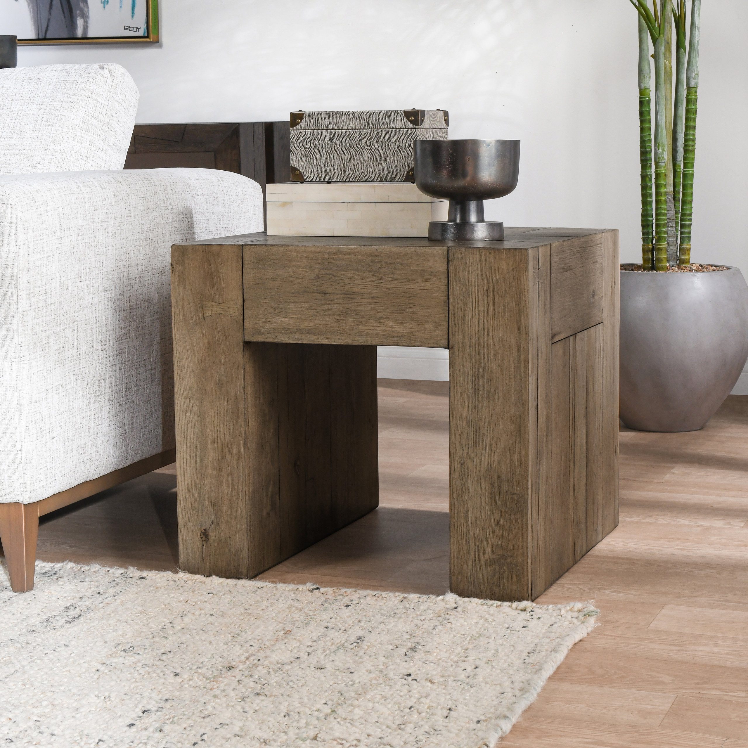 Bristol End Table By Kosas Home - Rustic - Side Tables And End Tables ...