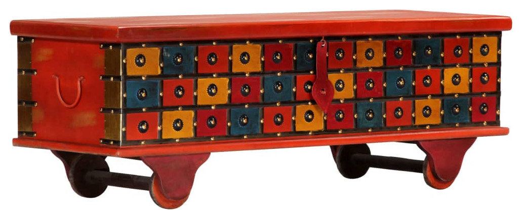 vidaXL Storage Cabinet Wooden Tool Chest with Locking System Storage ...