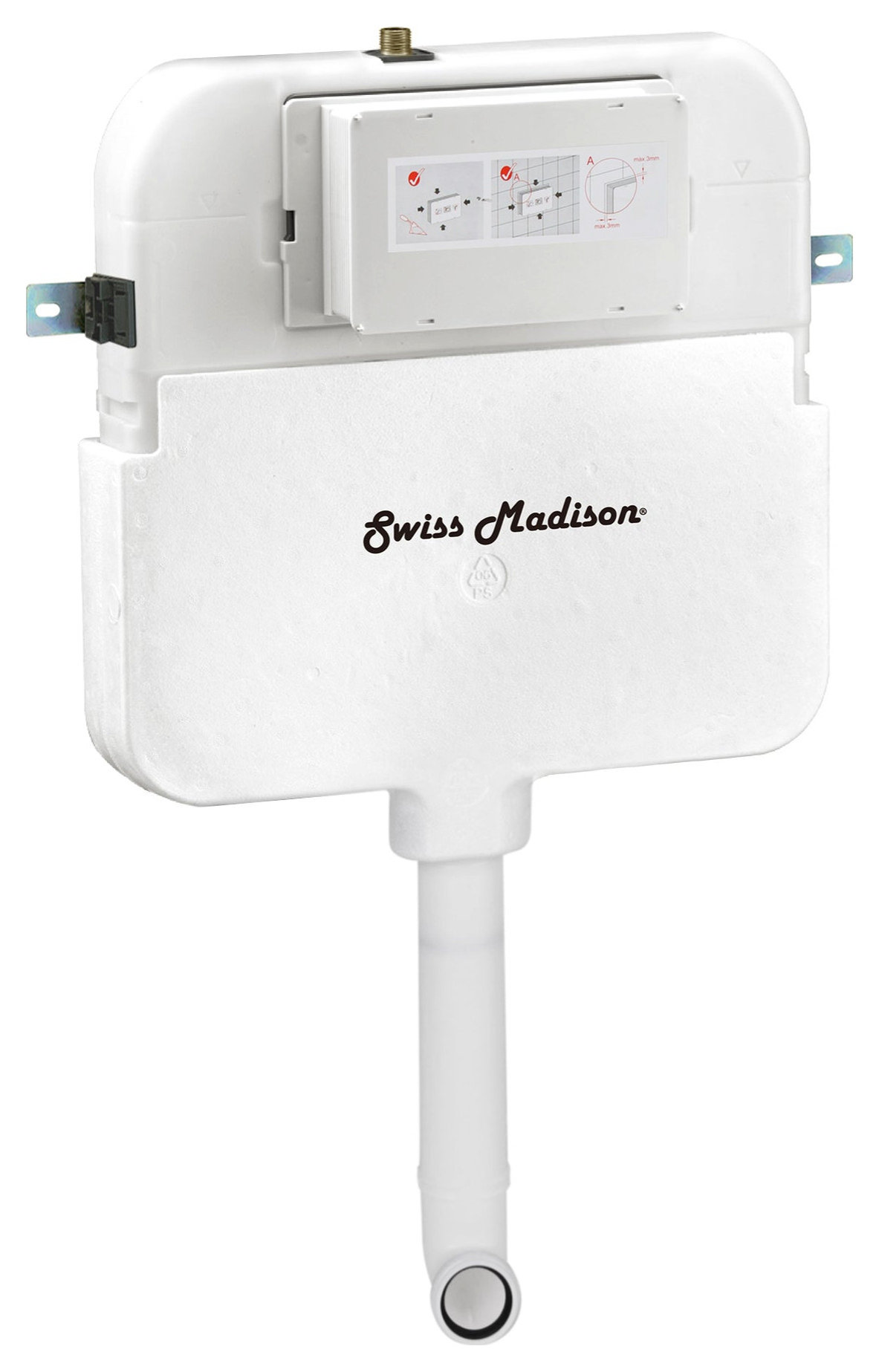 2' x 4' Concealed In-Wall Toilet Tank Carrier System for Back to Wall ...