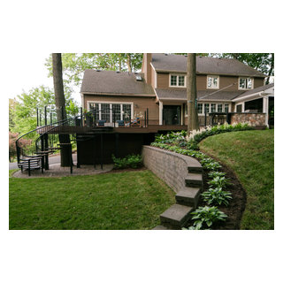 Modern Tree Canopy Deck & Woodland Oasis - Fonthill - Modern - Exterior ...