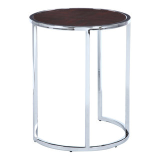 Modern Classics Chin Side Table, Walnut, 23"H x 19"W x 19"D ...