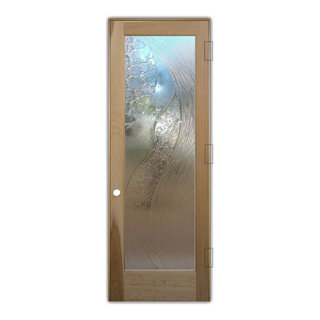 Interior Prehung Door or Interior Slab Door - High Tide - Cast Glass ...