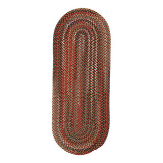 Colonial Mills Rug Wayland Runner Red Runner, Oval, 2X15 - Contemporary ...