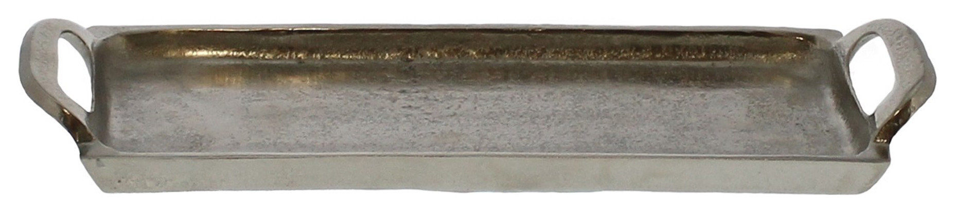 Silver Narrow Rectangular Tray - Transitional - Serving Trays - by ...