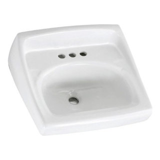 American Standard 0356.028 Lucerne 20-1/2" Wall Mounted Porcelain ...