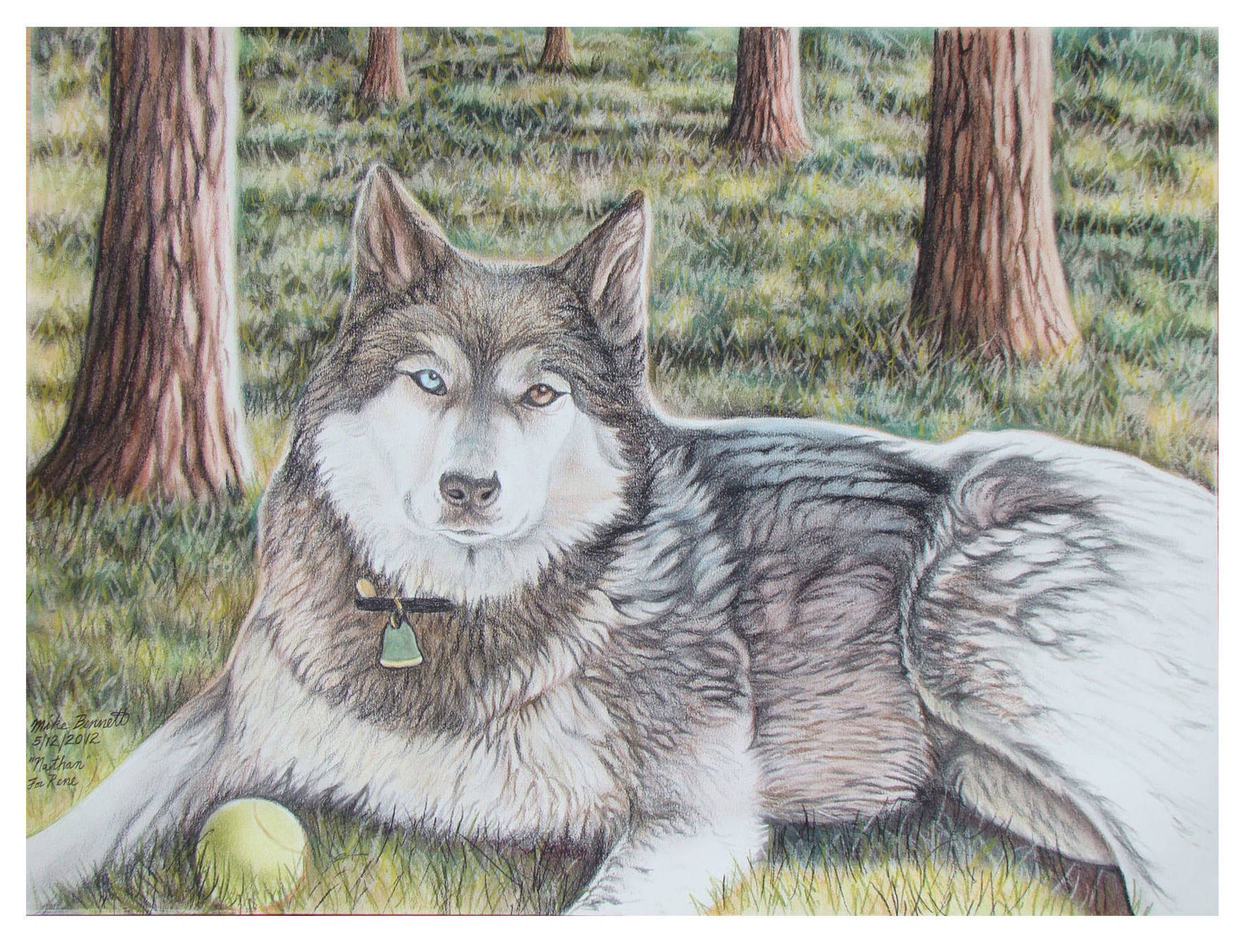 Mike Bennett Nathan Art Print, 9"x12" - Contemporary - Fine Art Prints ...