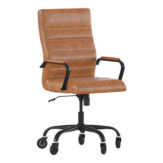 Brown Chair with Skate Wheels - Contemporary - Office Chairs - by PARMA ...