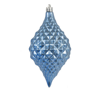 Vickerman N174929D 6"X3" Periwinkle Diamond Drop 4/Bg - Christmas ...