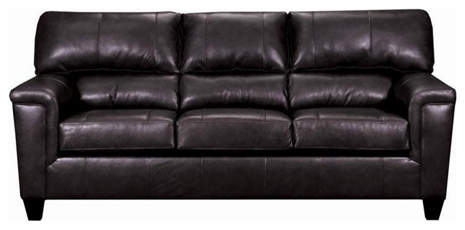 ACME Phygia Loveseat, Espresso Top Grain Leather Match - Transitional ...
