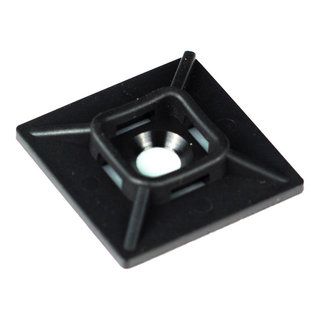 1X1 Black Zip Tie Mounts - Contemporary - Hardware - by Queens of ...