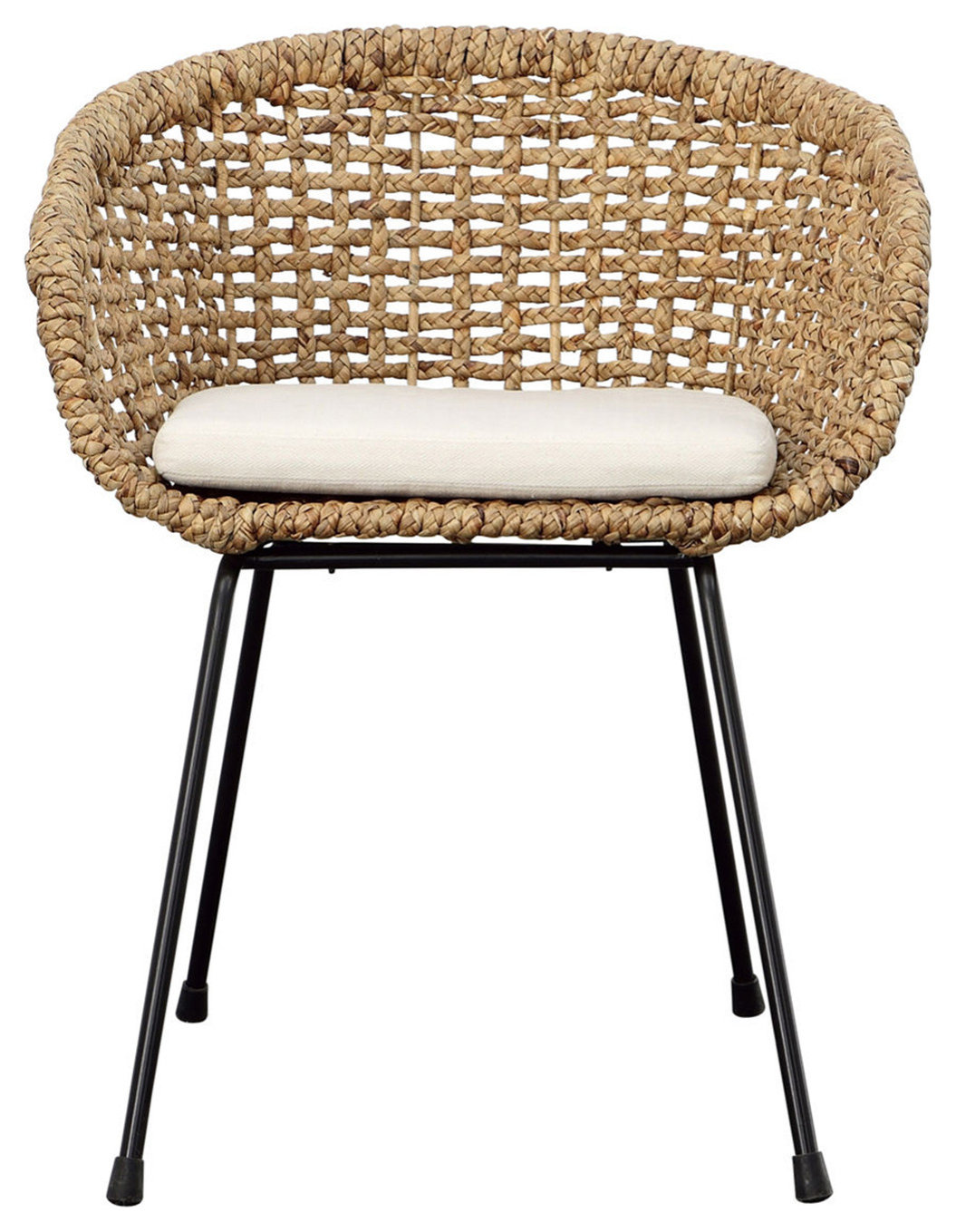 Ella Rope Weave Dining Chair - Beach Style - Dining Chairs - by Design ...