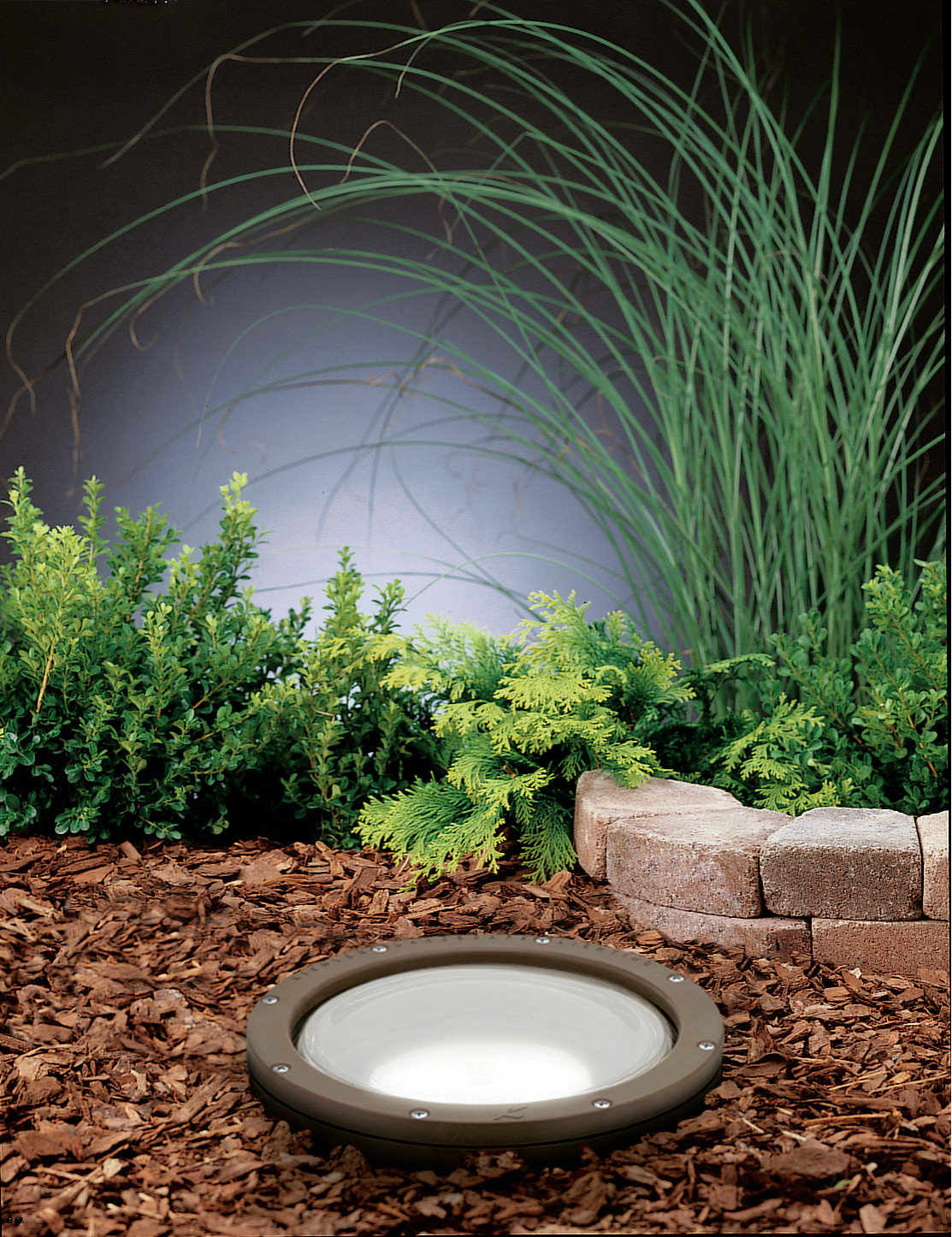 High Intensity Discharge Architectural Bronze In-Ground 1-Light 120V ...