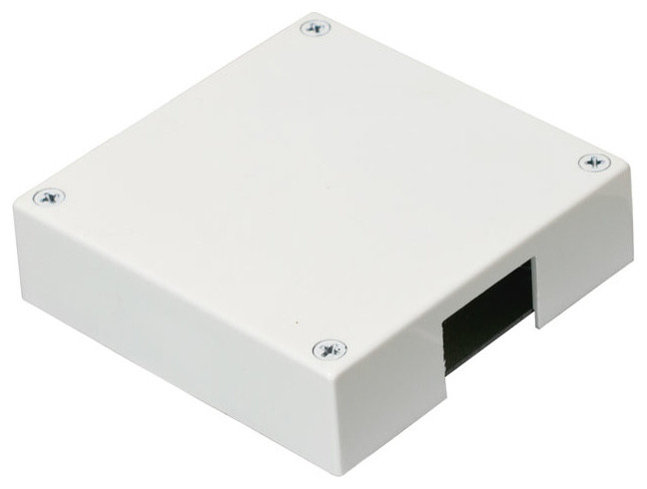 T-Bar Outlet Box Housing, White - Track Lighting Accessories - by ...