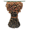 Table of Roses Glass, Topped Sculptural Table - Traditional - Side ...