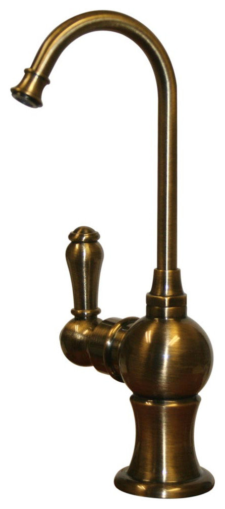 Forever Hot Instant Hot Water Dispenser, Antique Brass, 2.75"x7", 2 ...