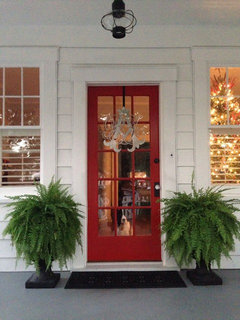 Gold or Silver door hardware - RED DOOR