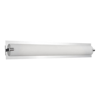 Lighthouse Single Lamp Vanity, Brushed Nickel, 26"Wx4"Hx2.5"E, 26"Wx4 ...