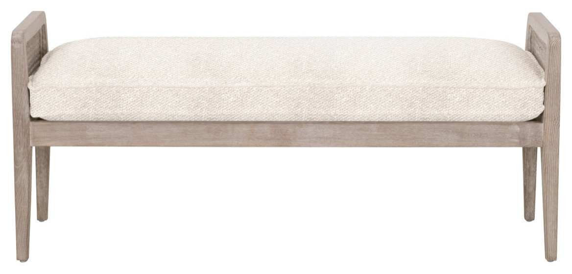 Leone Solid Oak Modern Bench - Farmhouse - Upholstered Benches - by ...