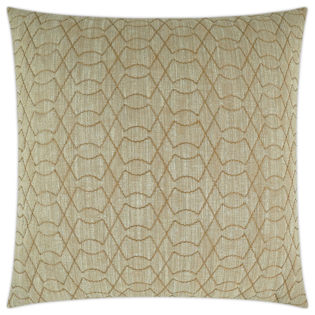 Shipka Pillow - Brass, 24" x 24" - Contemporary - Decorative Pillows ...