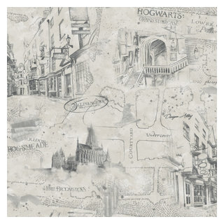 Harry Potter Map Peel & Stick Wallpaper - Wallpaper - by York ...