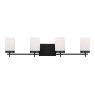 Zire Four Light Bath in Midnight Black - Transitional - Bathroom Vanity ...