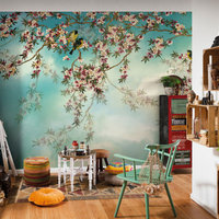 Sakura Wall Mural - Asian - Wallpaper - by WallPops | Houzz