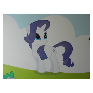 My Little Pony's Mural - Traditional - Los Angeles - by DK Murals ...