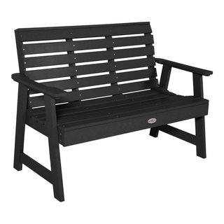 Riverside Garden Bench 4' - Transitional - Outdoor Benches - by ...