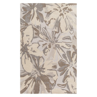 Hand Tufted Athena Area Rug ATH-5148, 8' Square - Contemporary - Area ...