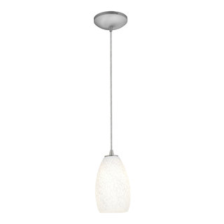 Access Lighting 28012-1C-BS Sydney 1 Light Brushed Steel Corded ...