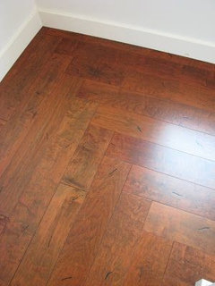 L shape master bath tile floor layout