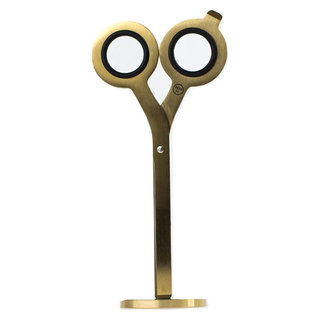 HMM Scissors With Base, Gold - Contemporary - Desk Accessories - by ...