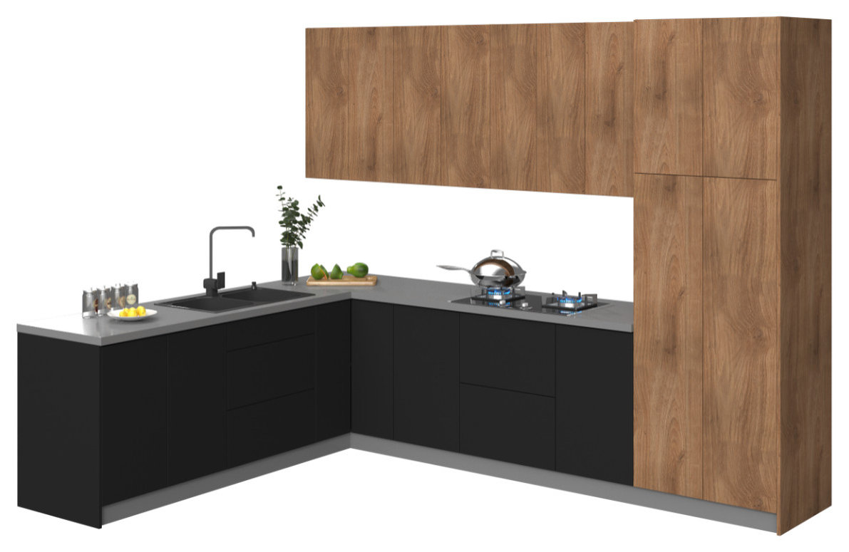 Kitchen Harmony Collection Base Size 8x10Ft Wide, 126 x 96 x 96 ...