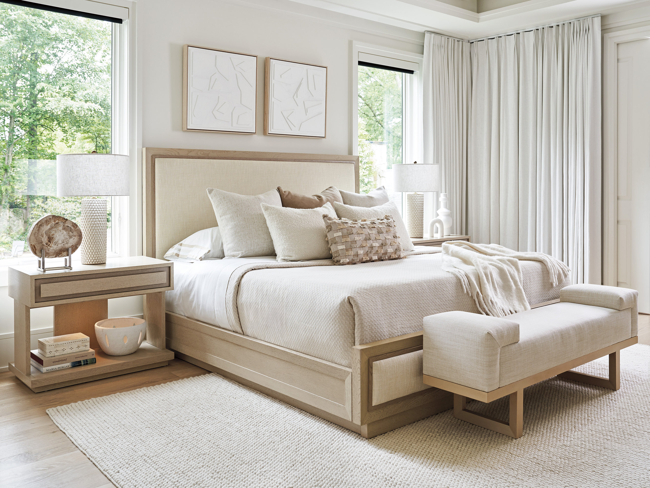 Abbott Bench - Transitional - Upholstered Benches - by Lexington Home ...