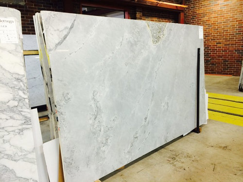 Antartide, aka Crystal White vs Super White Marble for island counter ...