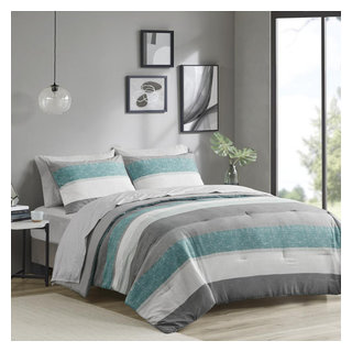 Comforter Set with Bed Sheets - Contemporary - Seat Cushions - by Bison ...