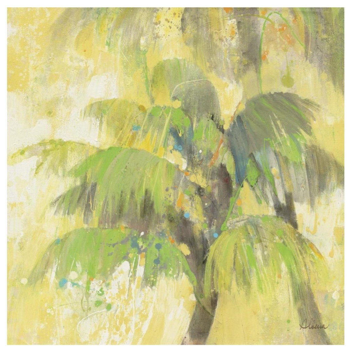 "Breezy Palm II" Digital Paper Print by Albena Hristova, 20"x20", 26 ...