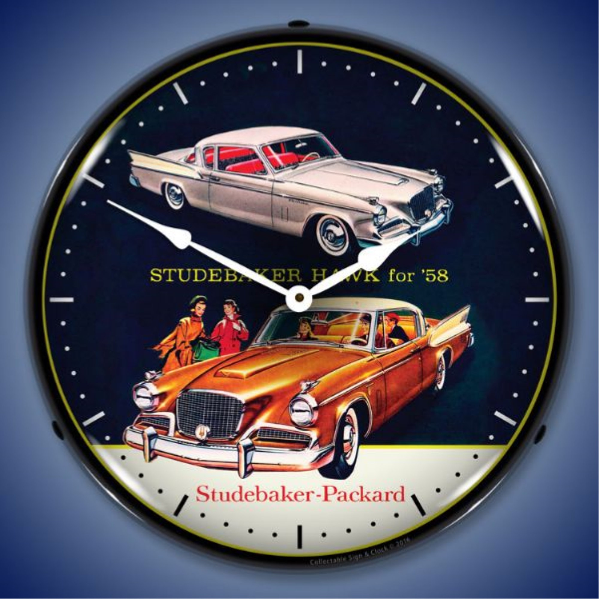 1611676 1958 Studebaker Hawk Clock - Midcentury - Wall Clocks - by ...