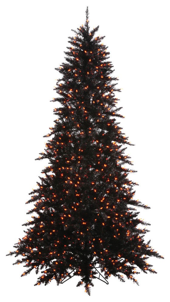Vickerman Black Fir Tree, 5.5' - Traditional - Christmas Trees - by ...