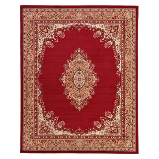 Traditional Anahita Wine Area Rug, 8'x10' - Traditional - Area Rugs ...