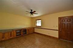 Backwards House. Walkout Basement in Front of House