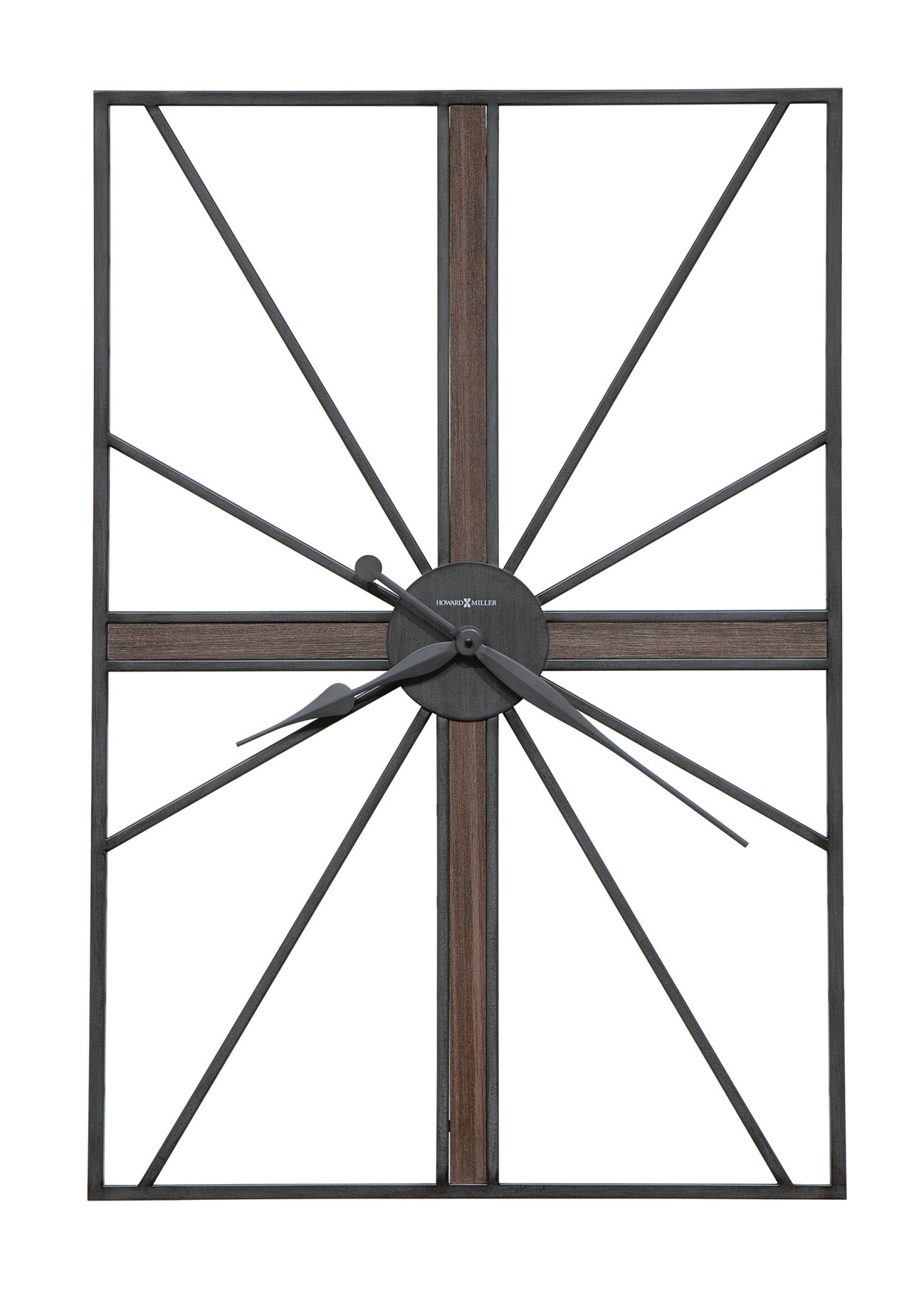 Red Hook Wall Clock - Industrial - Wall Clocks - by Howard Miller | Houzz