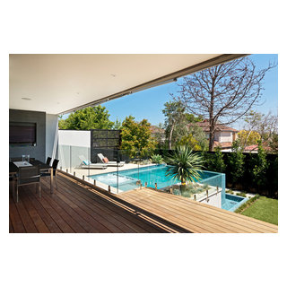 Kew Infinity Pool and Spa - Contemporary - Pool - Melbourne - by ...