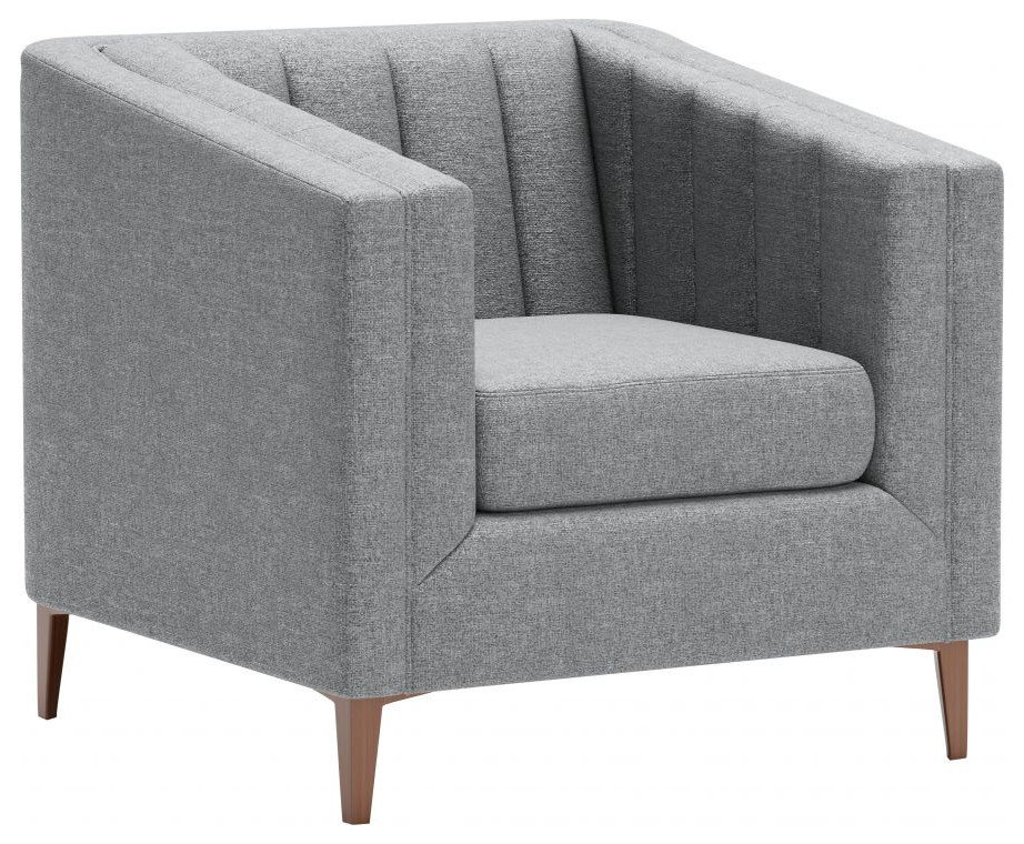 Nantucket Arm Chair Dark Gray - Midcentury - Armchairs And Accent ...