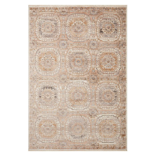 Loloi Sonnet Apricot / Multi Area Rug, 2'-6" x 12'-0" - Contemporary ...