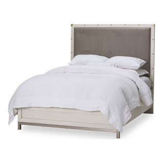 Menlo Station Cal. King Panel Bed, Eucalyptus - Transitional - Platform ...
